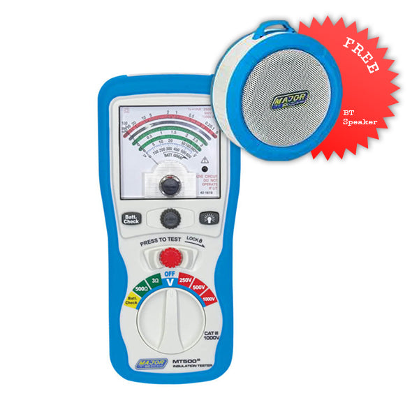 Major Tech MT500 1000V Analogue Insulation Tester