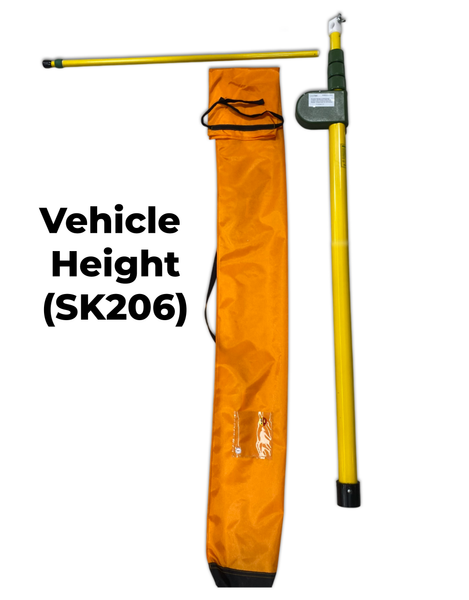 Senshin Measuring Pole 4m - 8m Vehicle Height Fiberglass