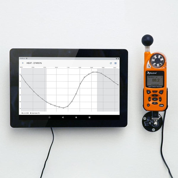 Kestrel 0854LVCHSM Heat Stress Monitoring System-5400 HST Pro