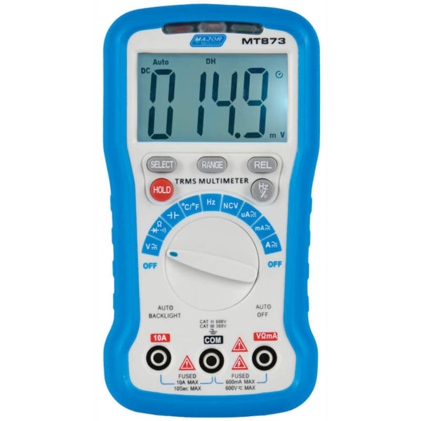 Major Tech MT873 600V AC/DC True RMS Multimeter
