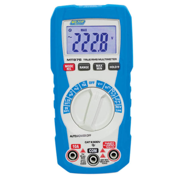 Major Tech MT876 600V AC/DC True RMS Multimeter