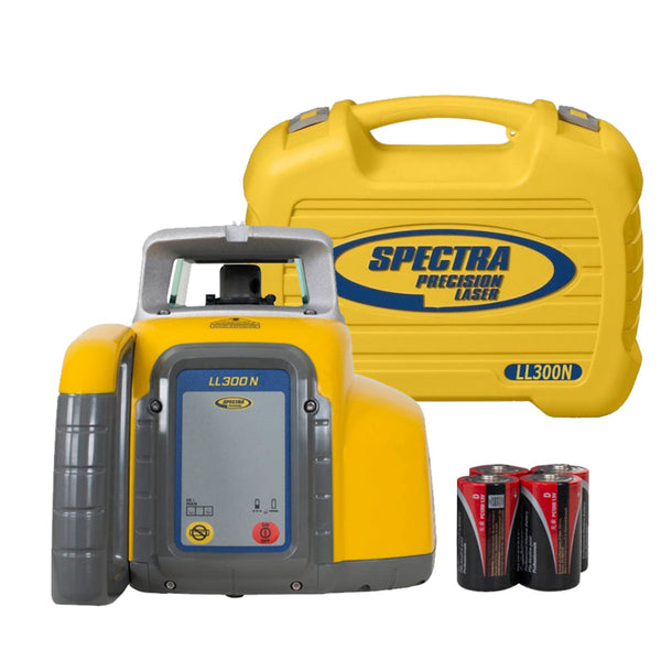 Spectra LL300N Laser Level w/ Alkaline batteries & Carrying Case