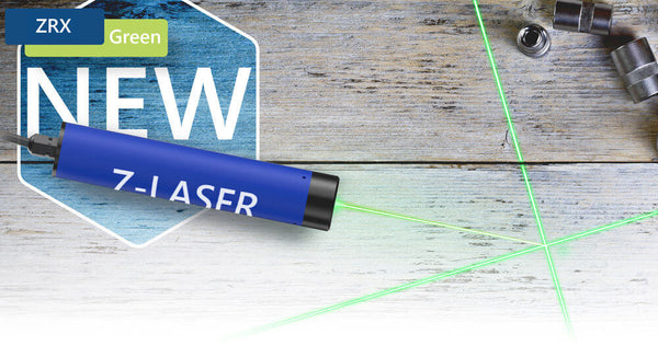 Z-Laser ZRX Series Green Cross Laser - Robust laser module