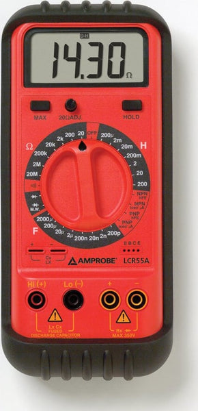 Fluke Amprobe LCR55A Digital LCR Meter, Inductance, Resistance – Laserman