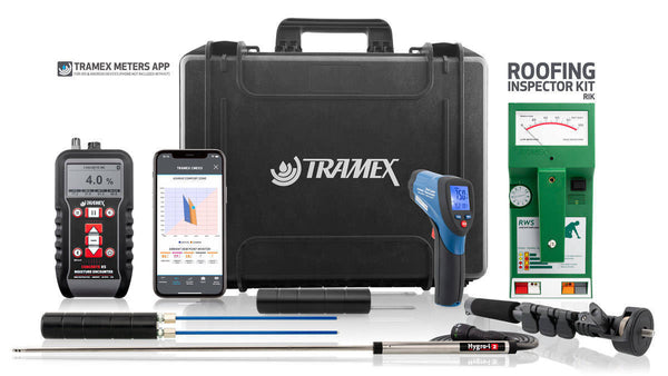 Tramex Roofing Inspection Kit for Leak Detection & Moisture Meter